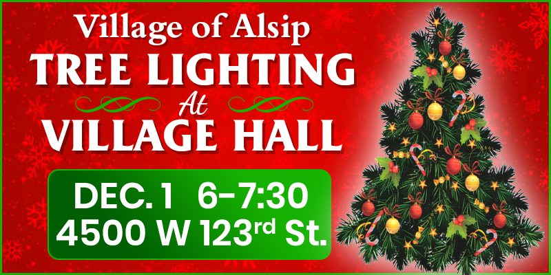 Alsip Village Hall Tree Lighting Dec 1st – Village Of Alsip